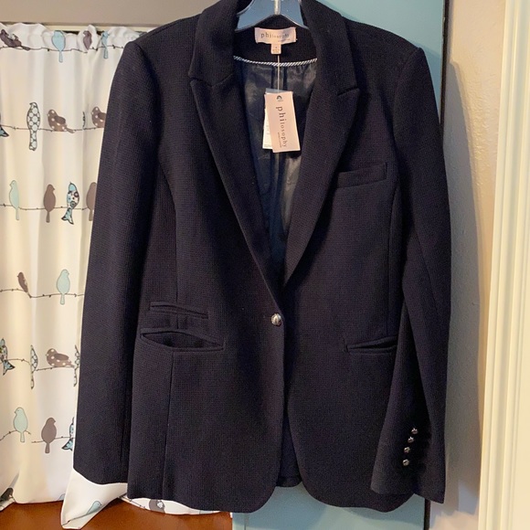 Philosophy | Jackets & Coats | Philosophy Navy Blazer | Poshmark